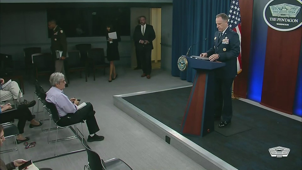 DVIDS - Video - Pentagon Press Secretary Holds Briefing