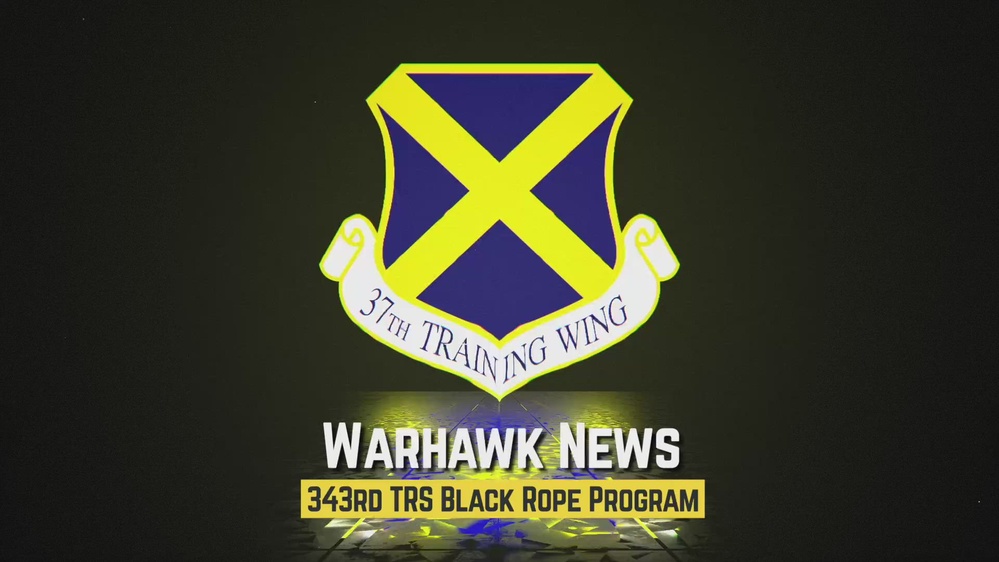 DVIDS - Video - Members of the 343rd Training Squadron Black Rope ...