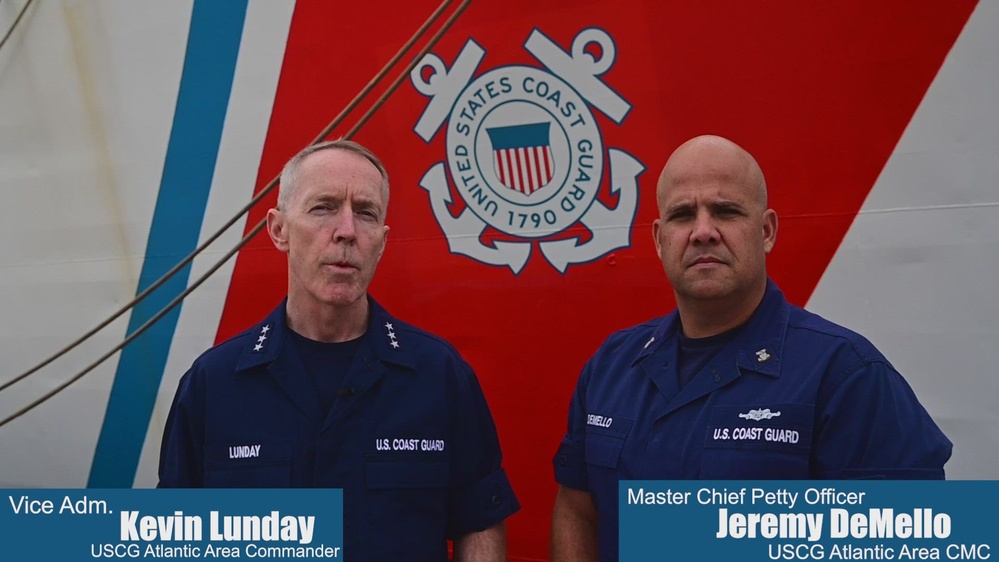 DVIDS - Video - Coast Guard Atlantic Area Vice Adm., Command Master ...