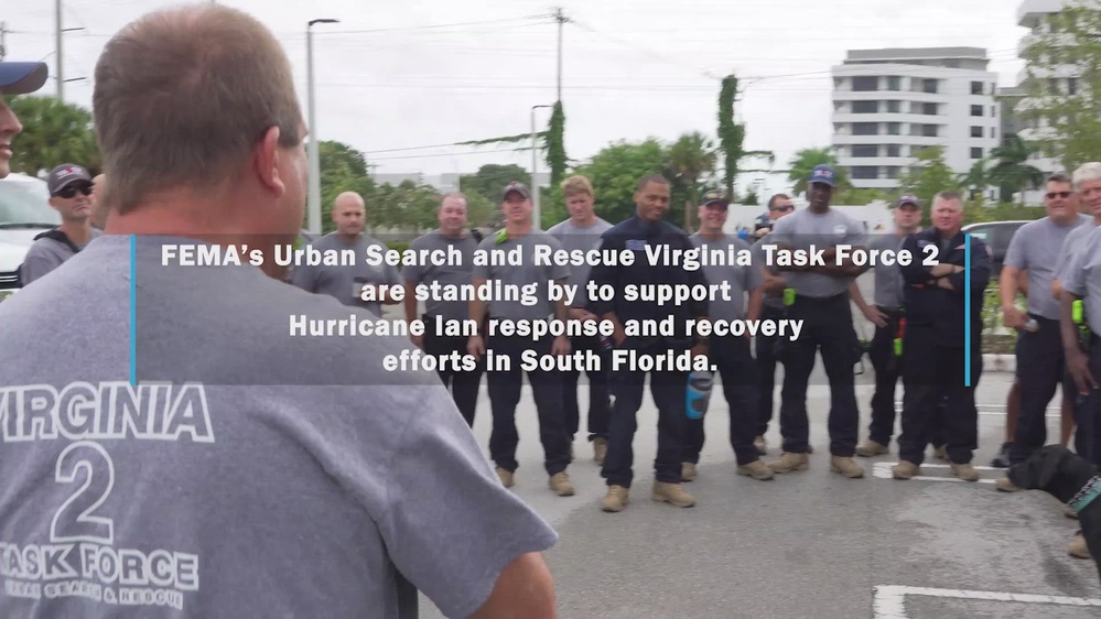 DVIDS - Video - FEMA's Virginia Task Force 2 Prepares to Support Hurricane Ian