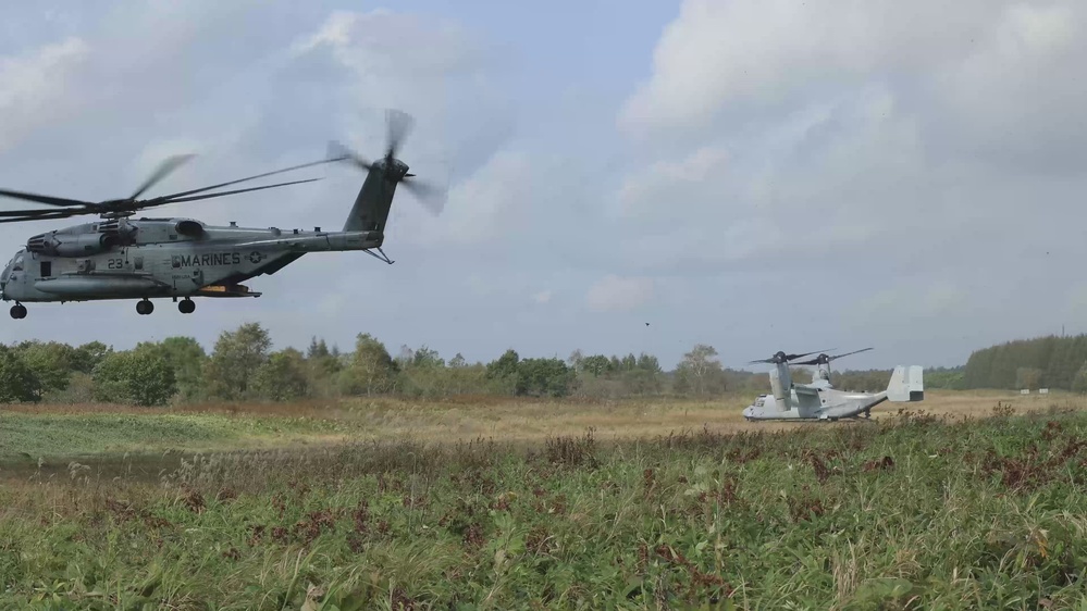 DVIDS - Video - Resolute Dragon 22: CH-53E & MV-22 Landing Drills