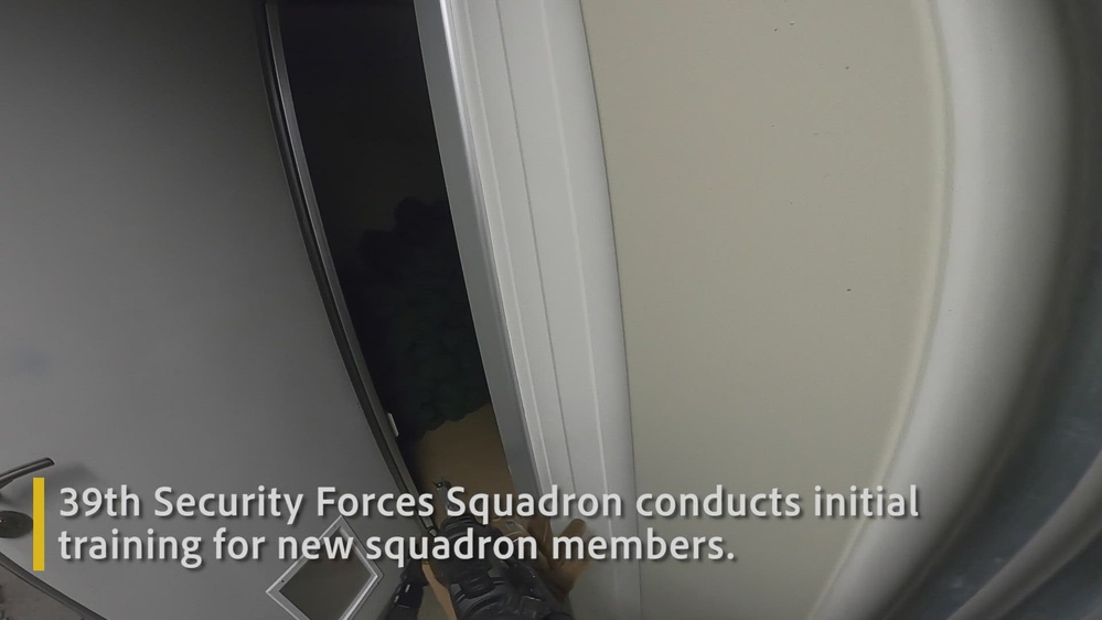DVIDS - Video - 39th SFS conducts initial training for new squadron members