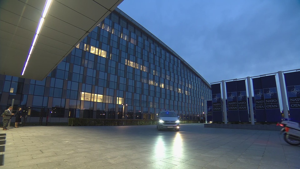 DVIDS - Video - German Minister of Defence arrives at NATO HQ for the ...