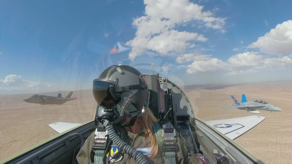 DVIDS - Video - 412th Test Wing conducts STEM flyovers-Helendale