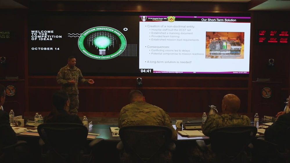 DVIDS - Video - Lt. Col. Bacomo's presentation at CENTCOM's Innovation ...