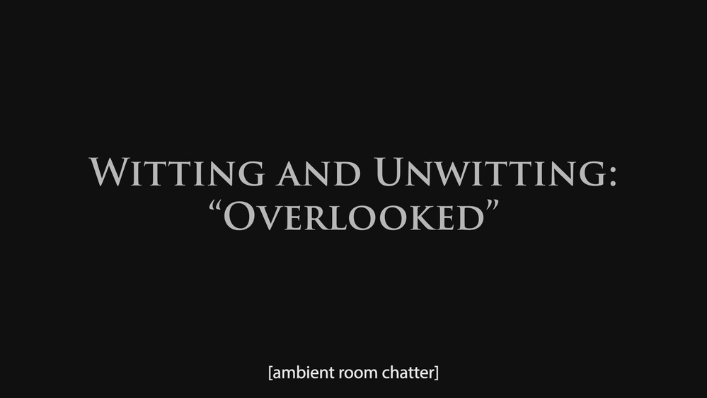 DVIDS - Video - CDSE - Witting and Unwitting: Overlooked