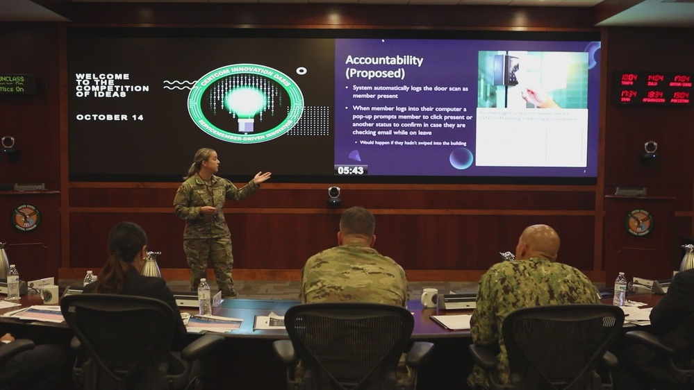 DVIDS - Video - Capt. Kirkland's presentation at CENTCOM Innovation Oasis