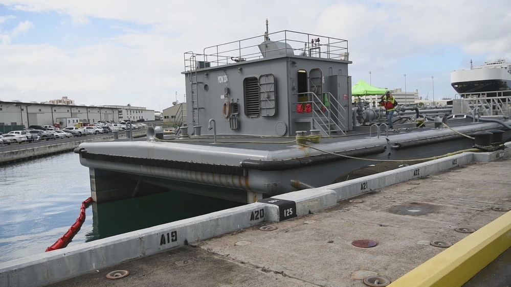 DVIDS - Video - Joint Task Force Red Hill unpacks JP-5 fuel line