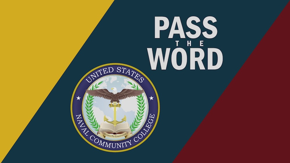 DVIDS - Video - Pass the Word Episode 8: Value of Online Education