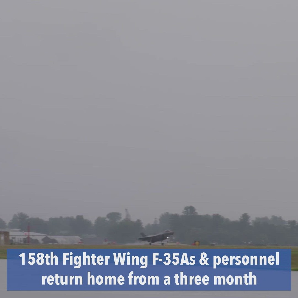 DVIDS - Video - Vermont Air National Guard's 158th Fighter Wing Returns ...