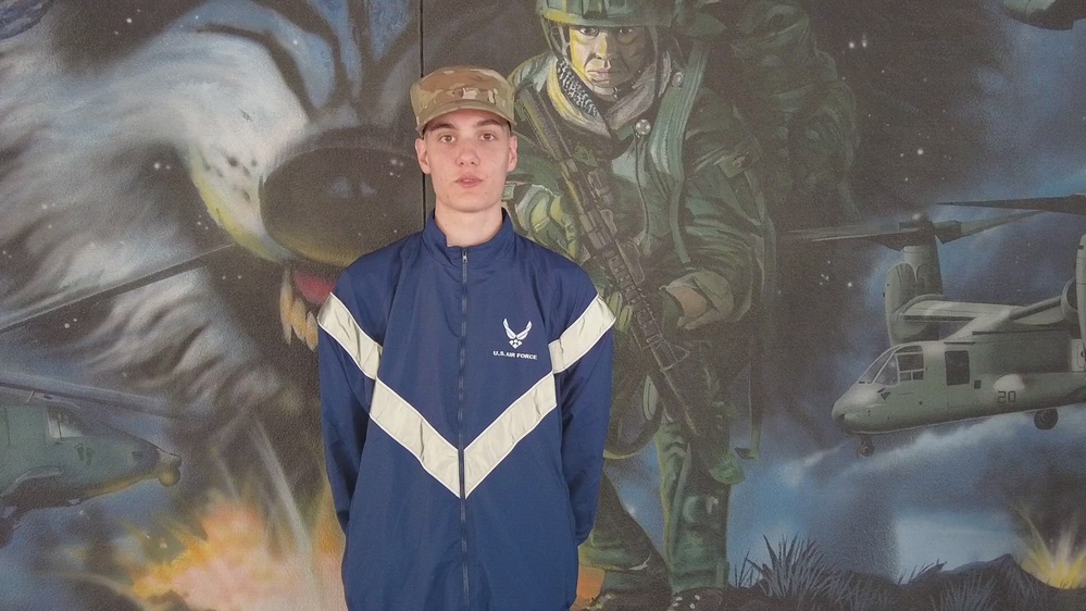 DVIDS - Video - Air Force Basic Trainee Clay McAtee
