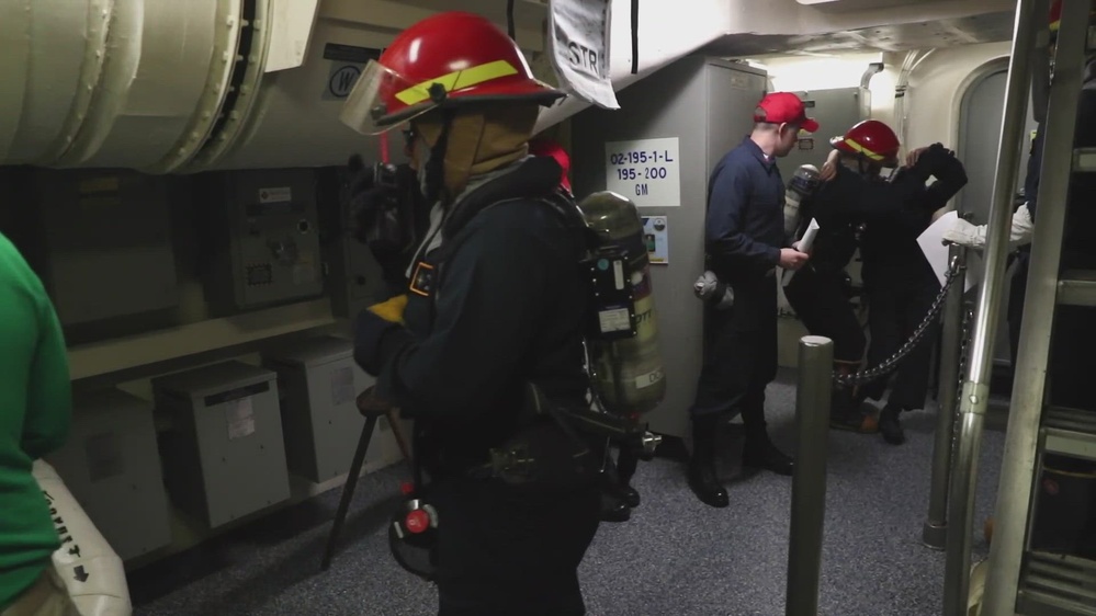 DVIDS - Video - USS Gerald R Ford General Quarters B-roll