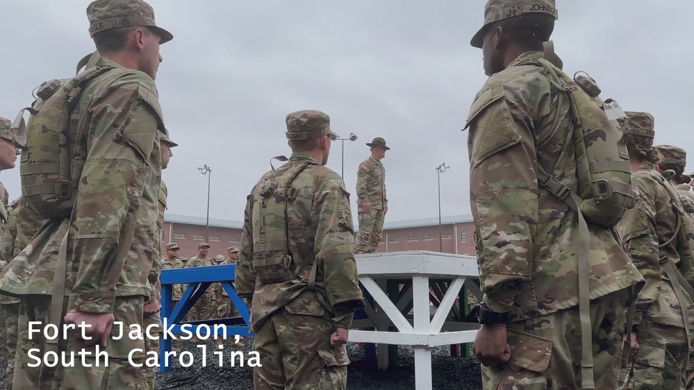 DVIDS - Video - Fort Jackson 'Go Army Beat Navy' shout out