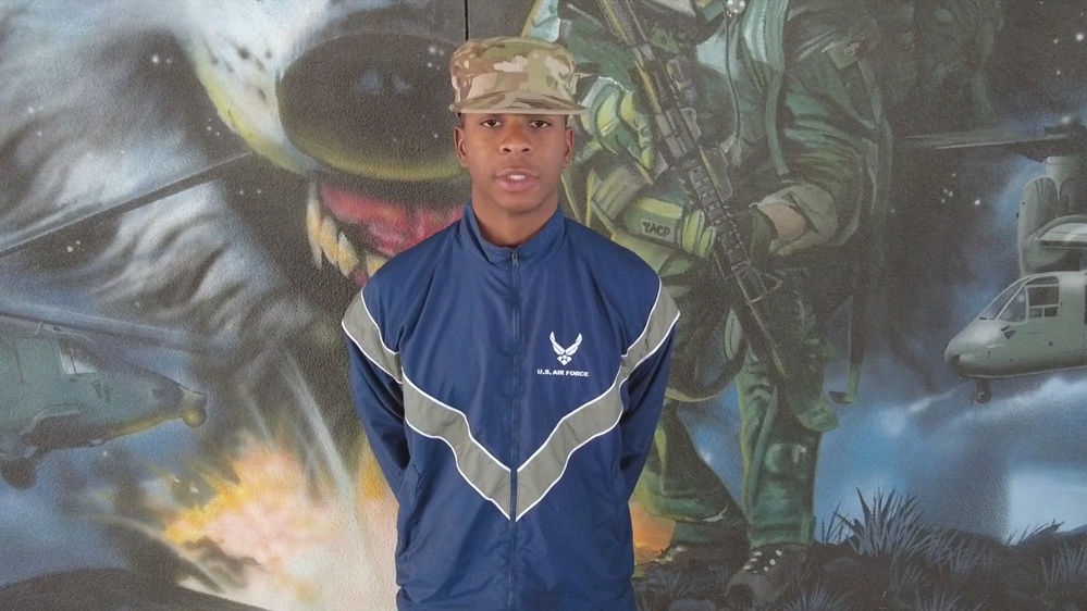 DVIDS - Video - Air Force Basic Trainee Jailen Jones