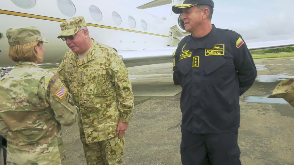 DVIDS - Video - U.S. Army Gen. Laura Richardson arrives in Cartagena