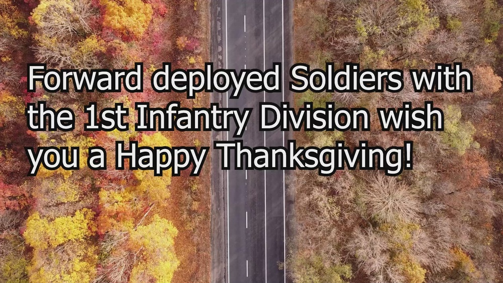 DVIDS - Video - 1st ID wishes you a Happy Thanksgiving