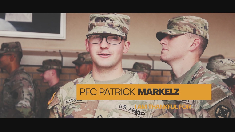DVIDS - Video - What I am Thankful For- PFC Patrick Markelz