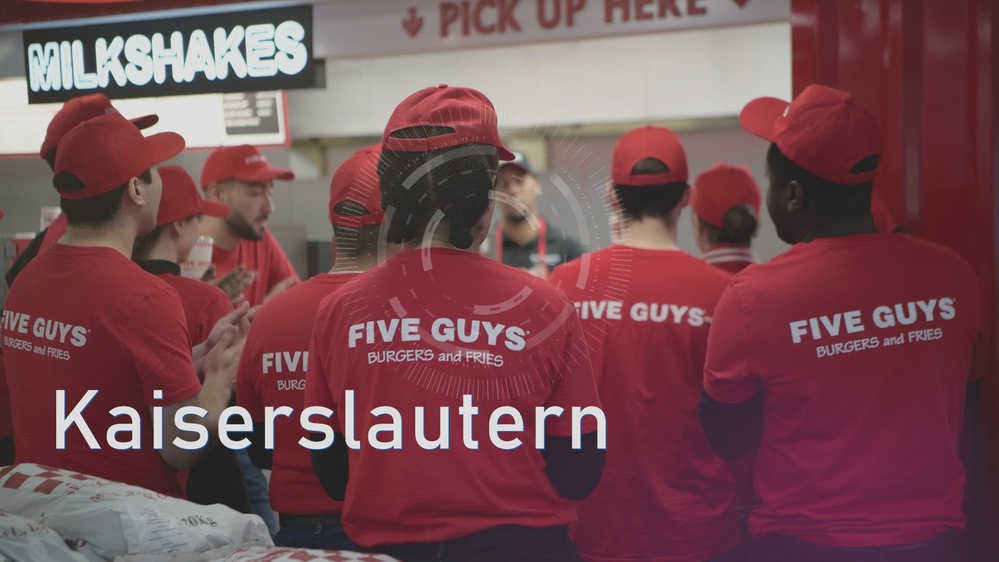 DVIDS - Video - Five Guys Grand Opening (1080p with graphics)