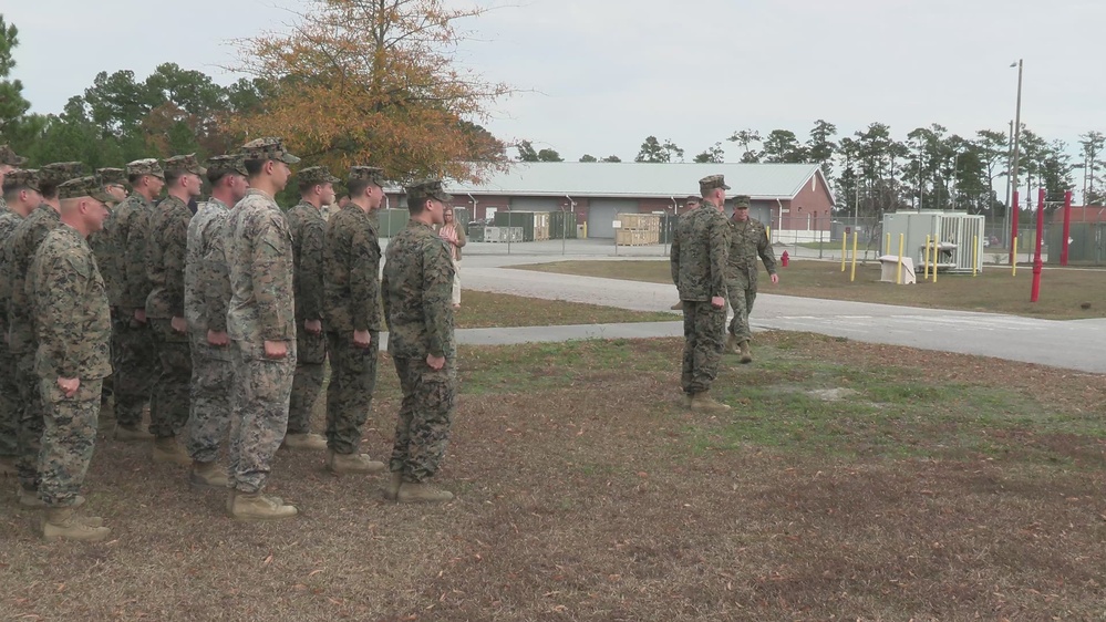 DVIDS - Video - An Explosive Ordnance Disposal Marine receives a ...