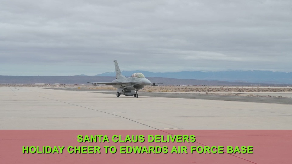 DVIDS - Video - Santa Claus delivers holiday cheer on Edwards Air Force ...