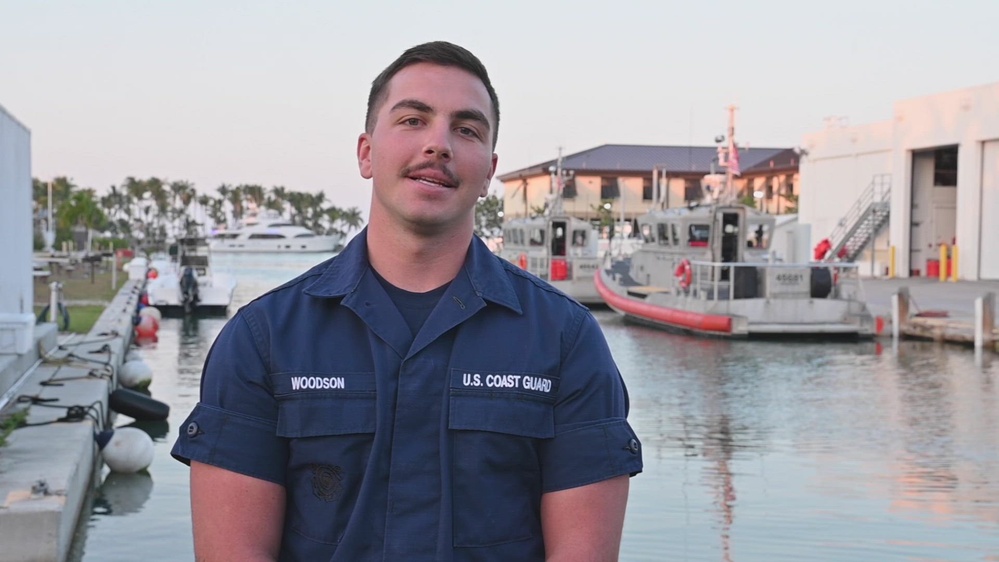DVIDS - Video - Coast Guard Seaman Andrew Woodson holiday greeting