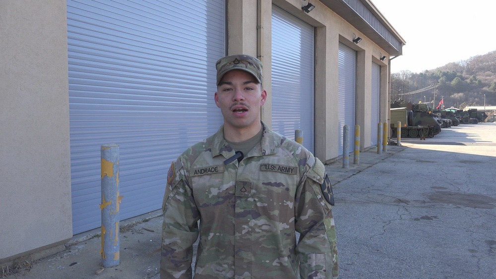 DVIDS - Video - Pfc. Andrew Andrade - Holiday Greeting