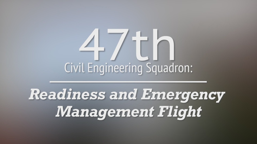 DVIDS - Video - 47th Civil Engineer Squadron: Emergency Management and ...