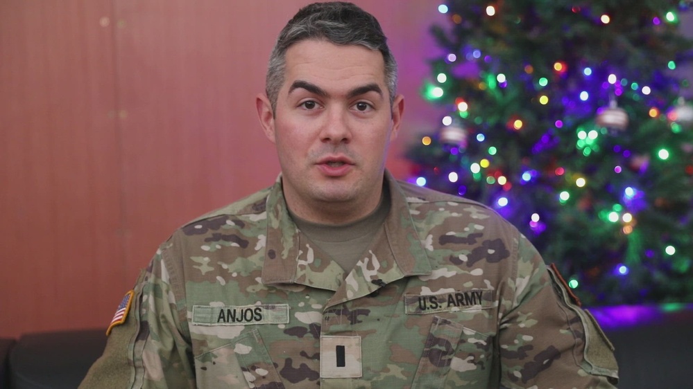 DVIDS - Video - 1st Lt. Garrett Anjos, Holiday Greeting