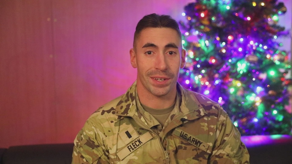 DVIDS - Video - 1st Lt. Erich Fleck, Holiday Greeting