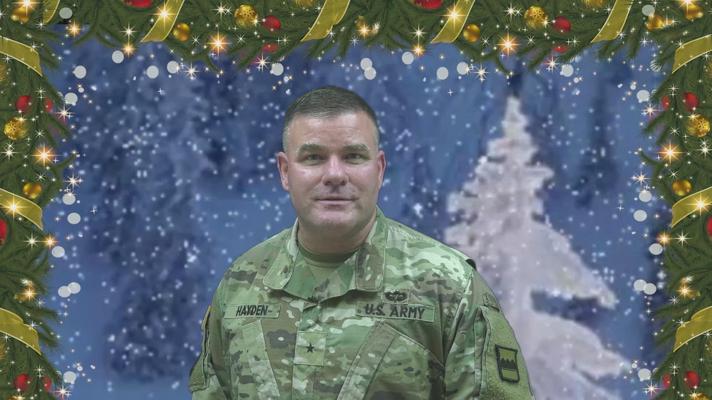 DVIDS - Video - Brig. Gen. Steven D. Hayden Holiday Message