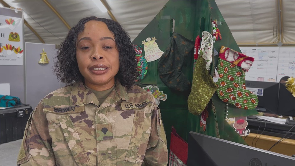 DVIDS - Video - Holiday Season Shout-out - Spc. Letechia Bryan