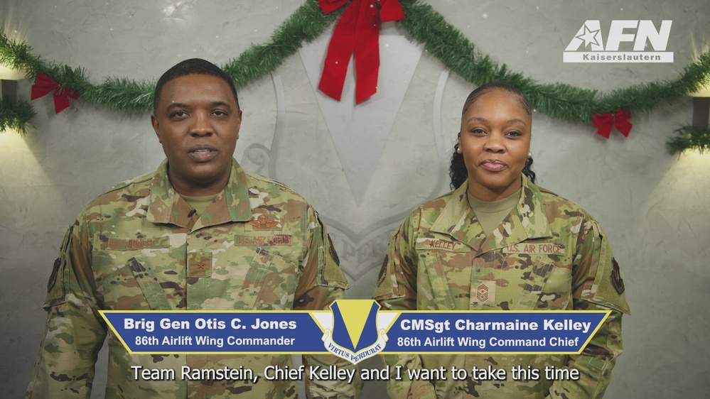 DVIDS - Video - 86 Airlift Wing Command holiday message (1080p with ...