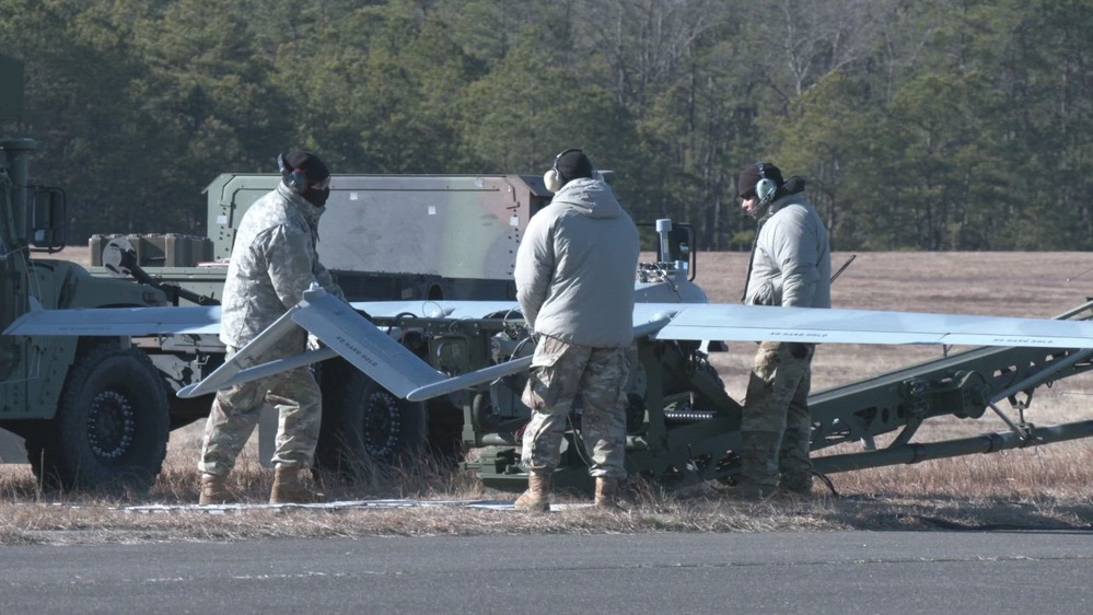 DVIDS - Video - Fort Dix - Shadow t-UAS Flight Testing - 20 Dec 2022