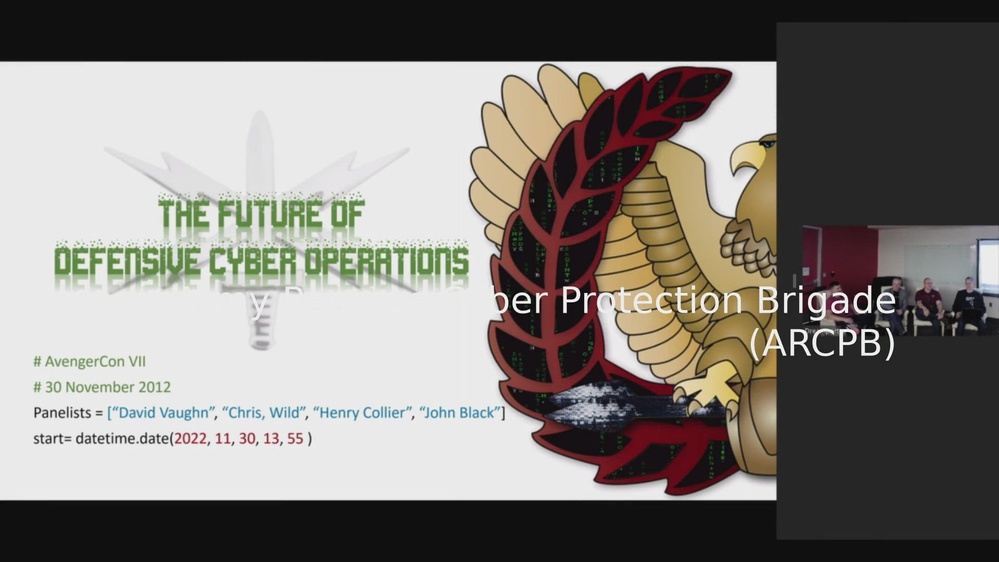 DVIDS - Video - AvengerCon VII: The Future of Defensive Cyber Operations