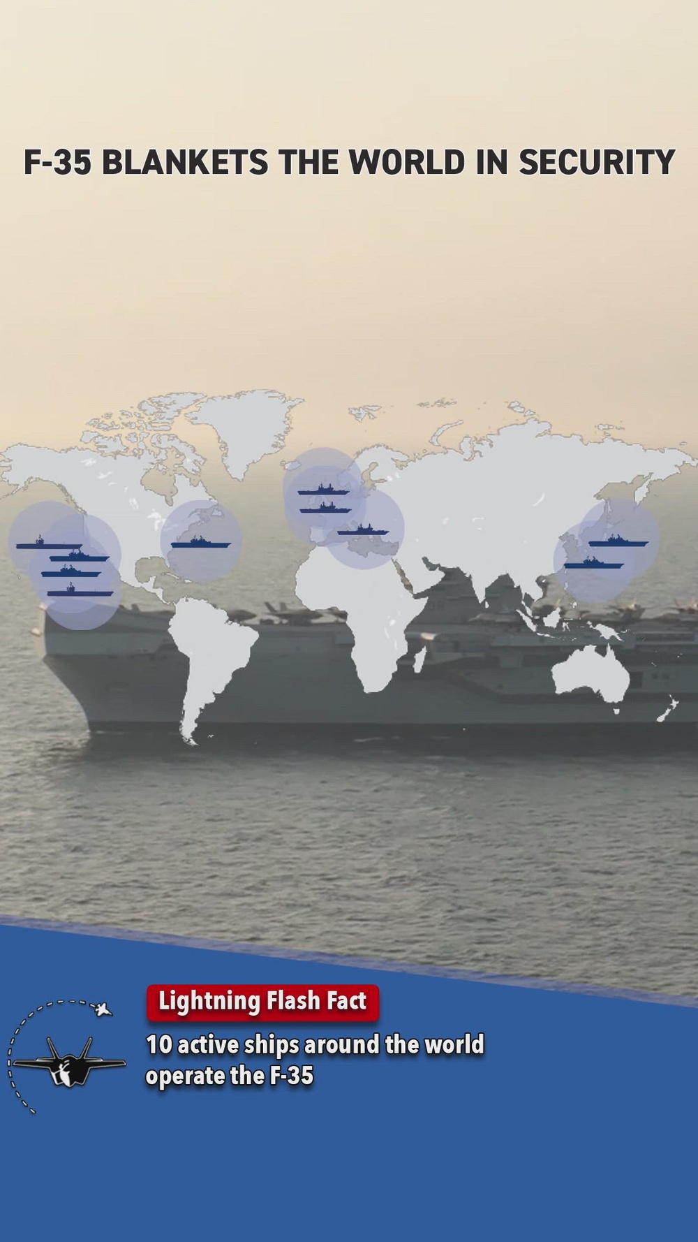 DVIDS - Video - 10 Active Warships Operate the F 35 Around The World