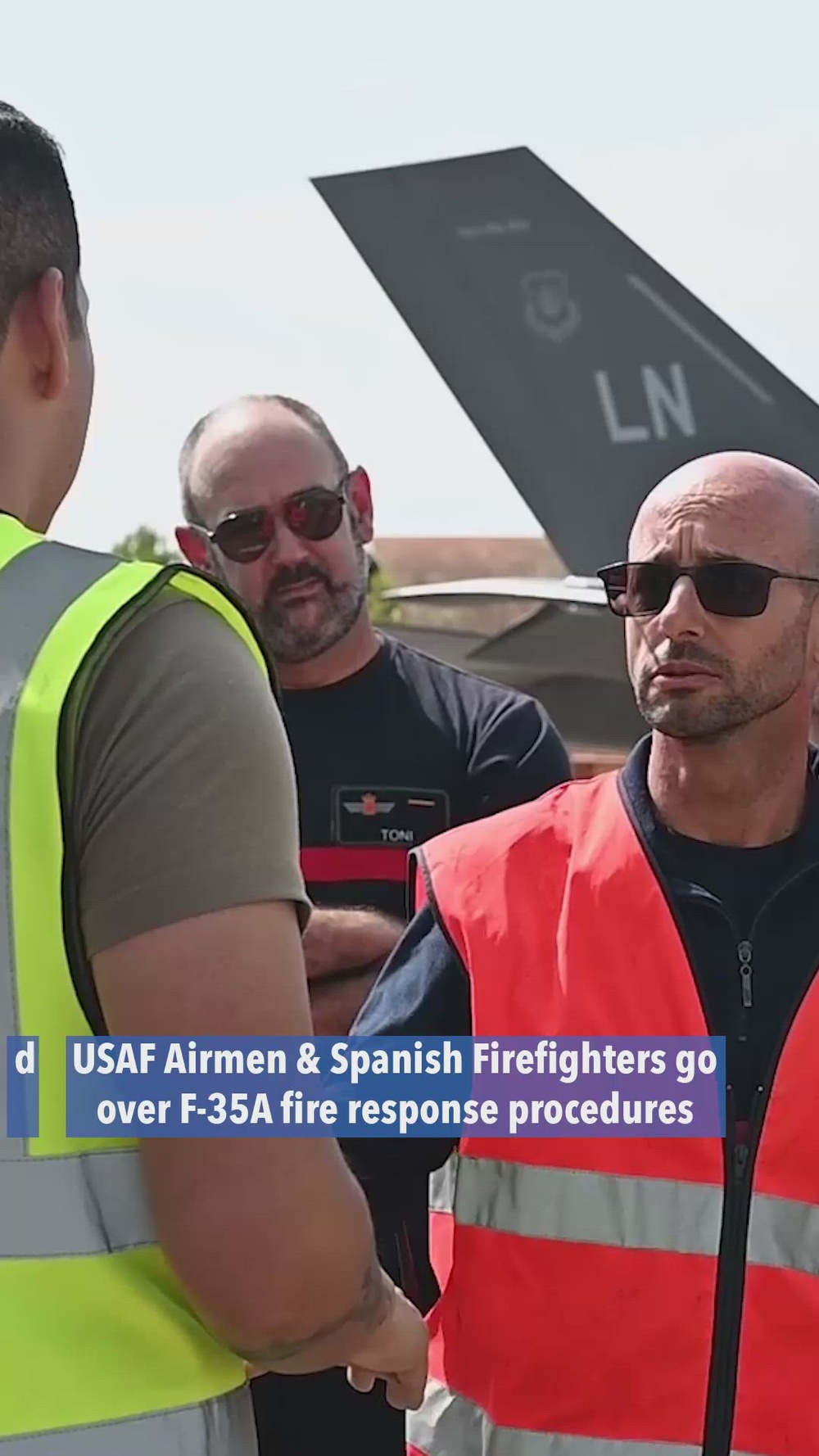 DVIDS - Video - Spanish Firefighters F-35A Training