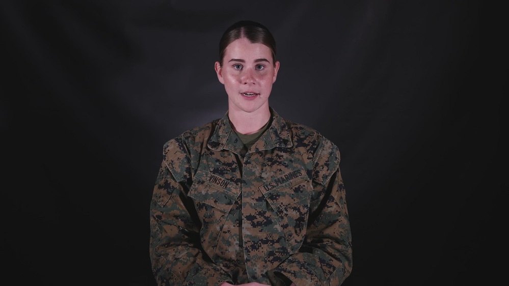 DVIDS - Video - Cpl. Alexis Vinson Reenlistment Story