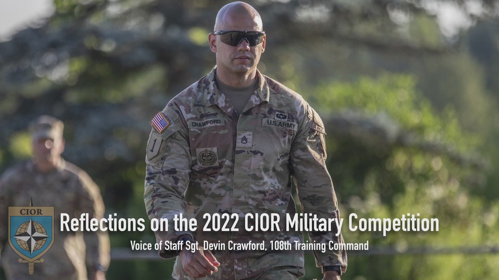 DVIDS - Video - Staff Sgt. Devin Crawford reflects on his CIOR MILCOMP experience