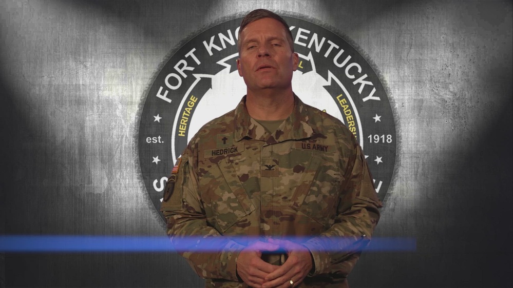 DVIDS - Video - Chaplain Col. Hedrick speaks on gratitude