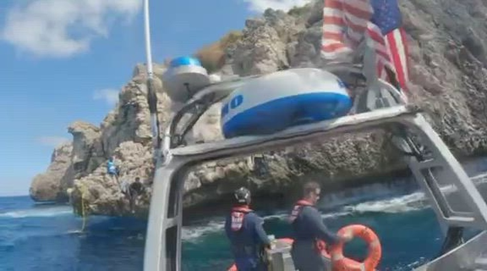 DVIDS - Video - Coast Guard rescues 17 Haitians left stranded by ...