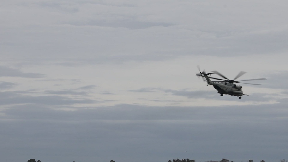 DVIDS - Video - Distributed Aviation Operations Exercise 1: HMH-464 takes off