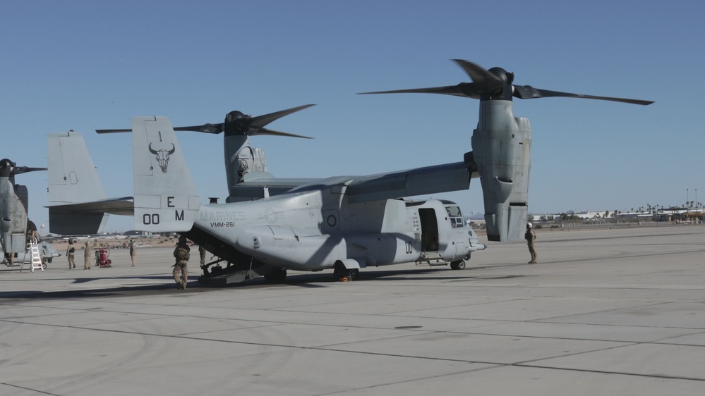 DVIDS - Video - Marines train in MV-22B external lifts