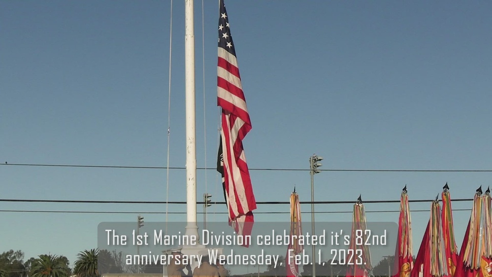 DVIDS - Video - 1st MARDIV celebrates 82nd anniversary with colors ...