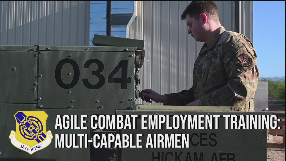 DVIDS - Video - Agile Combat Employment Training: Multi-Capable Airmen
