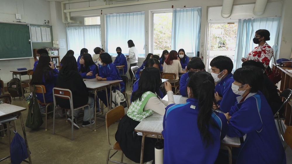 DVIDS - Video - Kubasaki High School visit Naha Nishi High School