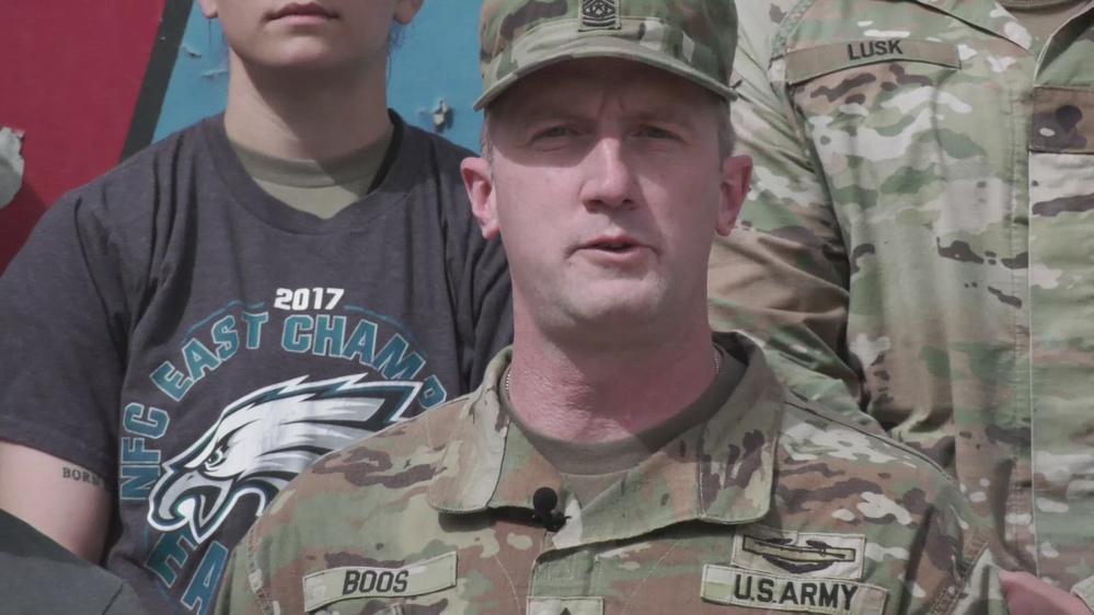 DVIDS - Video - 28ID Eagles Super Bowl Shout Out