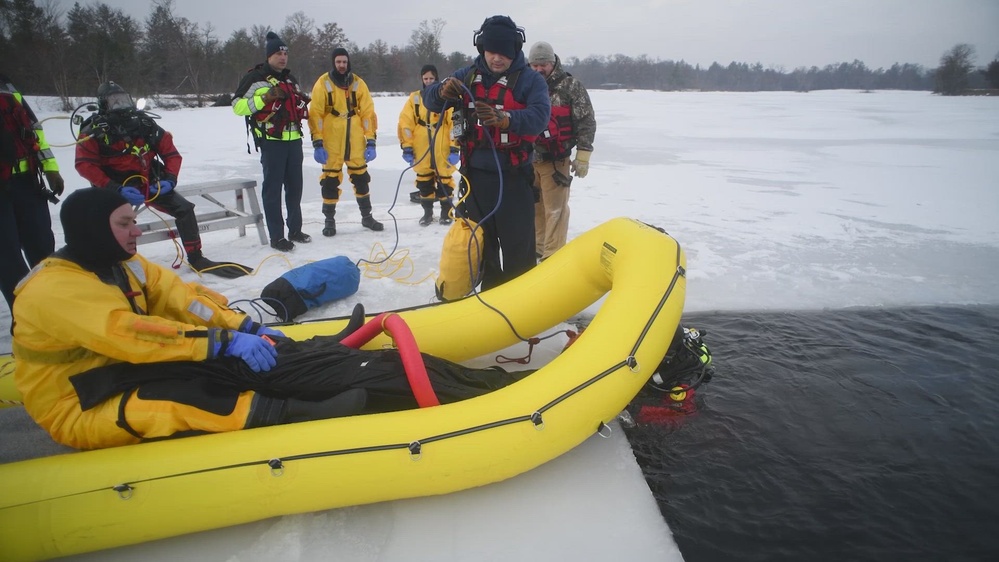 DVIDS - Video - Fort McCoy Fire Department dive team conducts ice ...