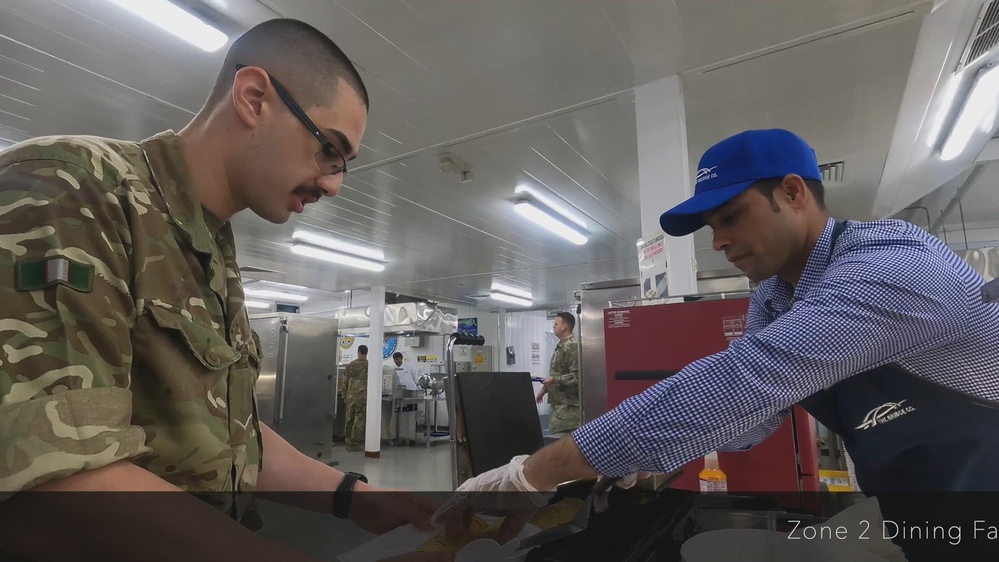 DVIDS - Video - Camp Arifjan, Kuwait, Zone 2 Dining Facility Re-opening ...