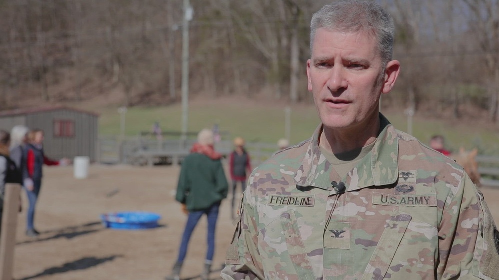 DVIDS - Video - BACH Presents COA for Equine Therapy