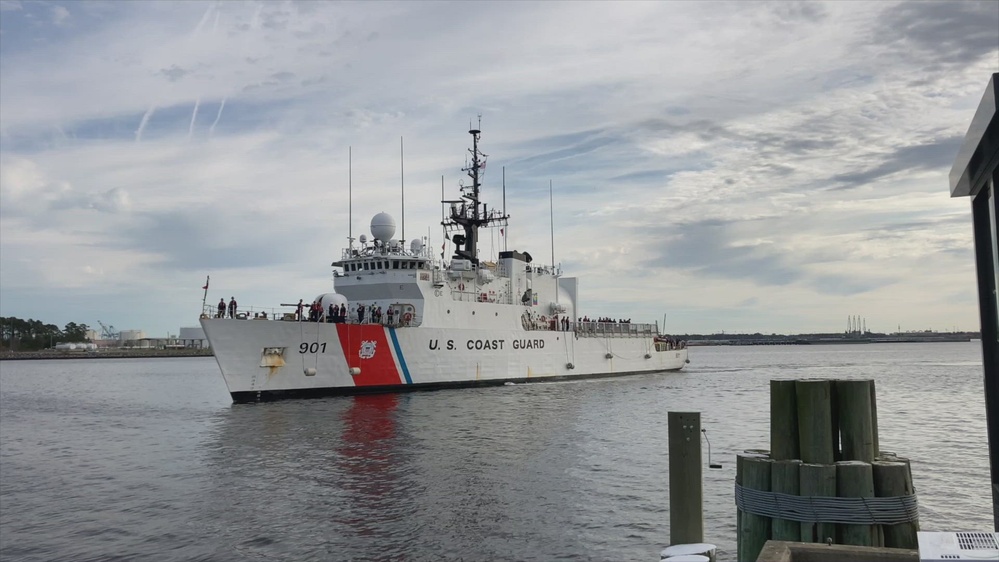 DVIDS - Video - USCGC Bear returns home following 60-day deployment in ...